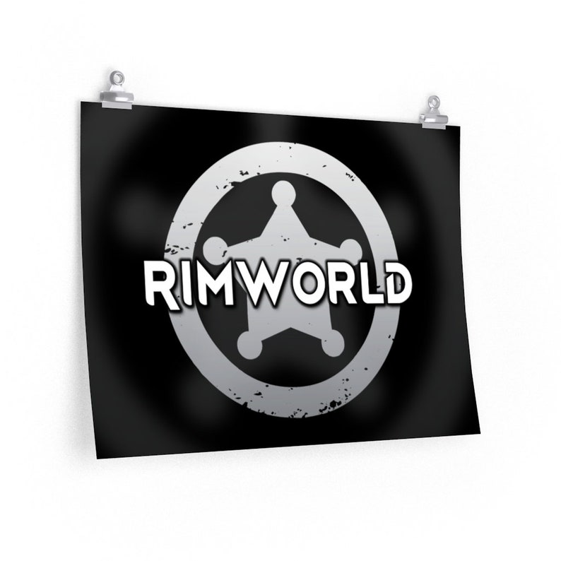 Rimworld Poster Rimworld Logo Rimworld Game Art - Etsy UK