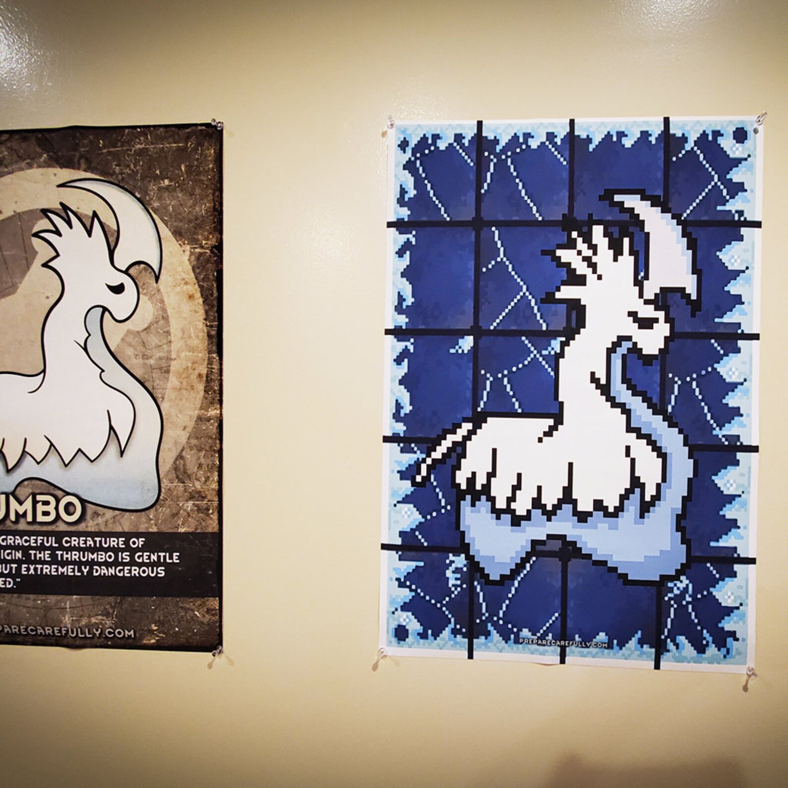 Rimworld Poster Thrumbo Ice Poster Rimworld Game Art | Etsy