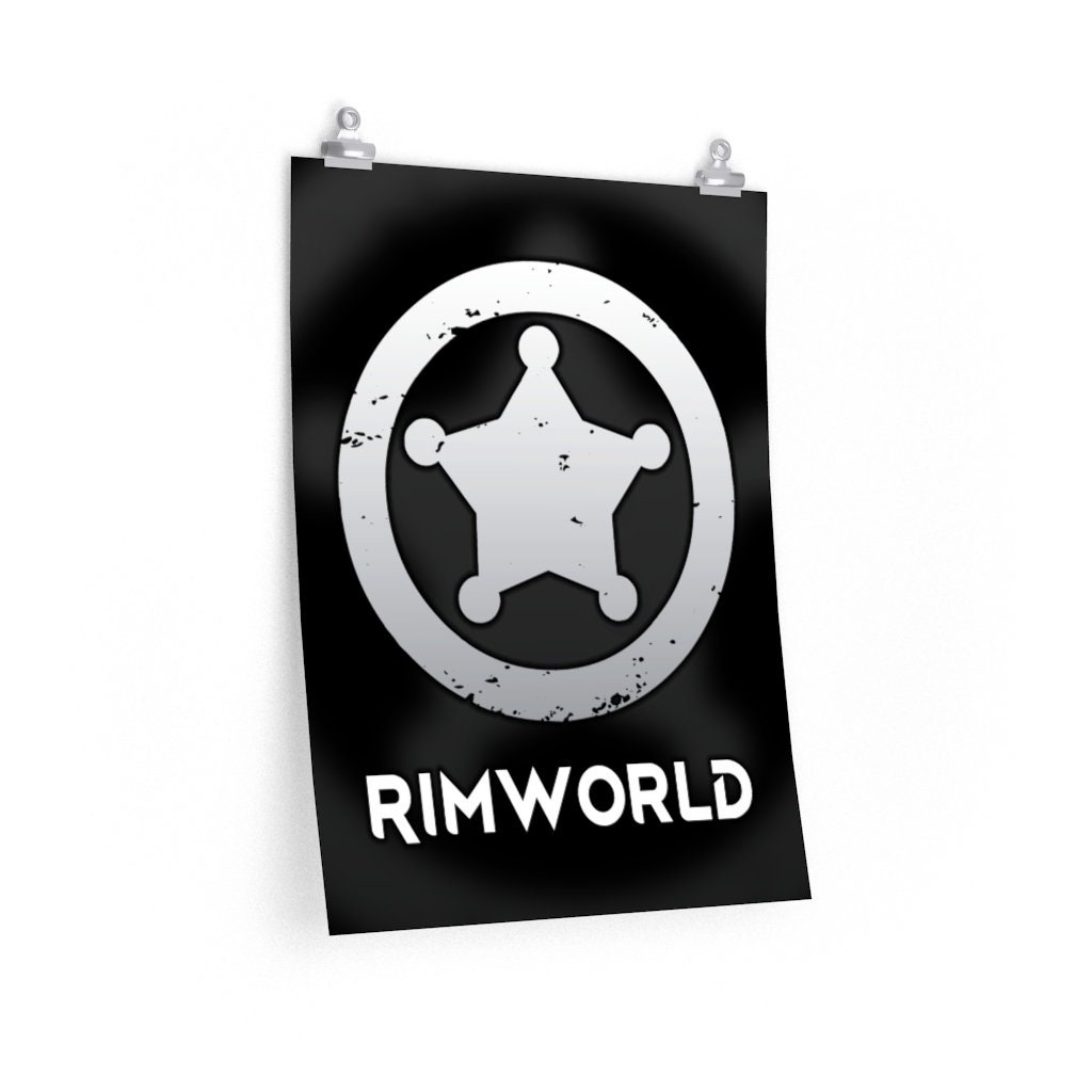 Rimworld Poster Rimworld Logo Rimworld Game Art | Etsy