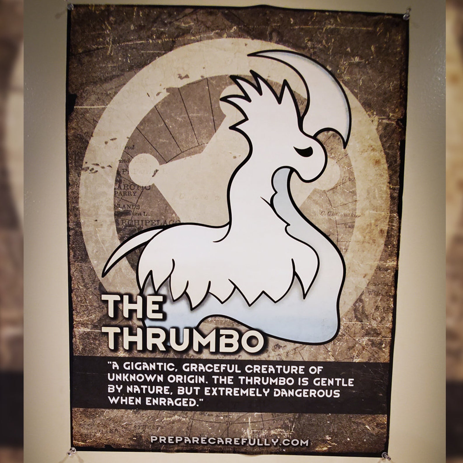 Rimworld Poster Thrumbo King of Beasts | Etsy