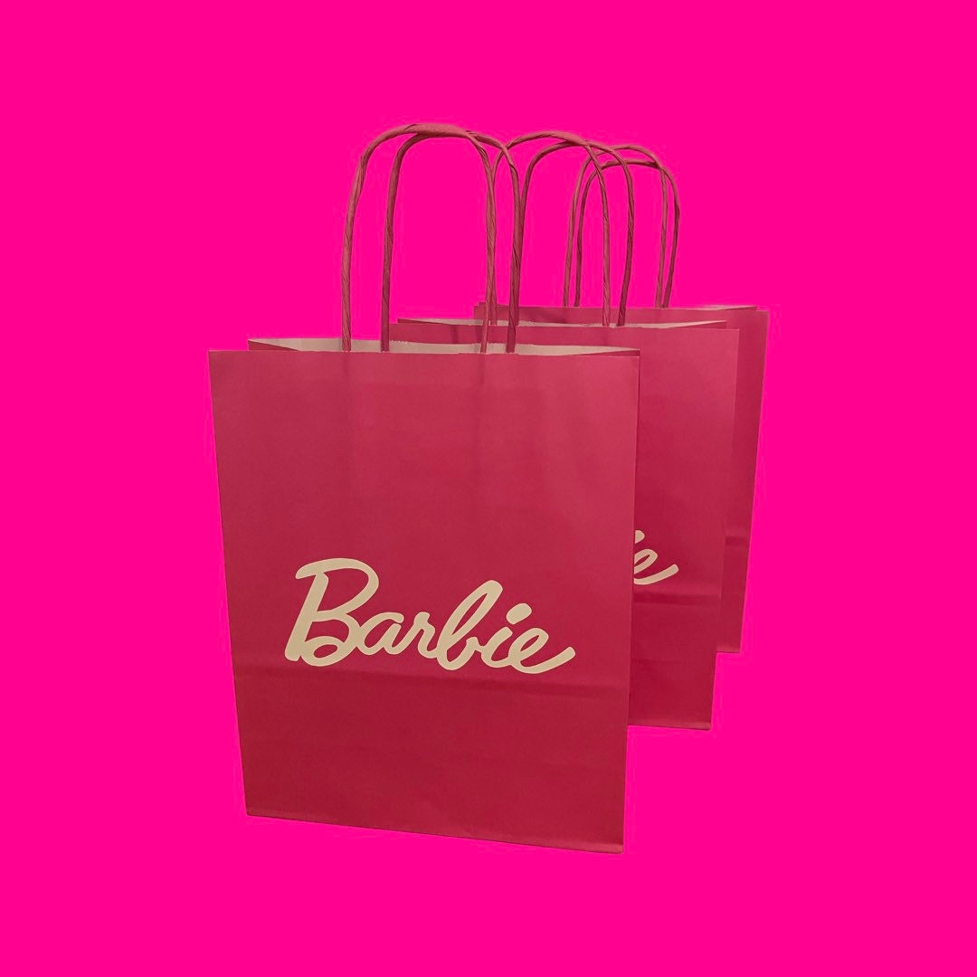 Barbie Party Bags Pink Bags Barbie Birthday Barbie in the | Etsy UK