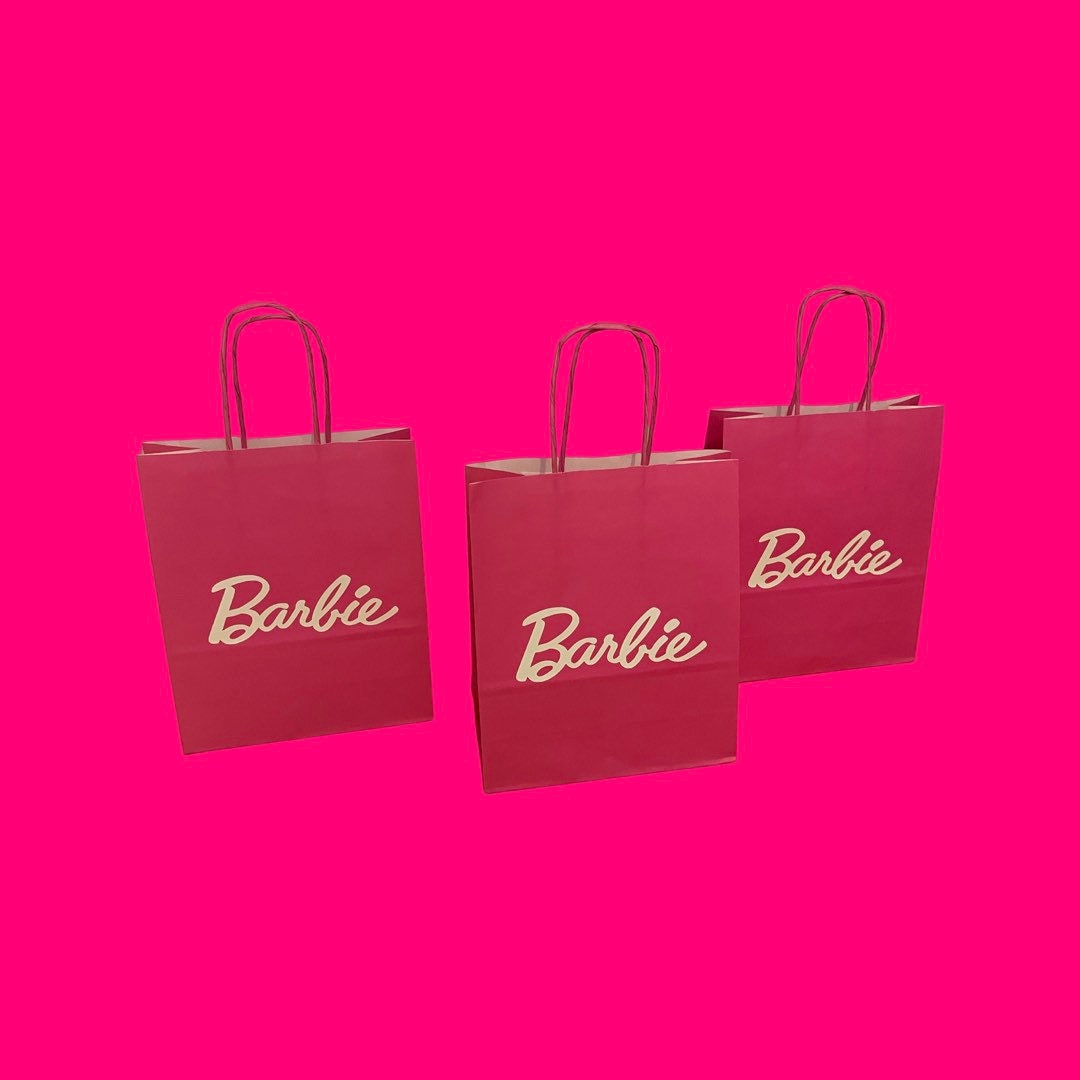 Barbie Party Bags Pink Bags Barbie Birthday Barbie in the | Etsy UK