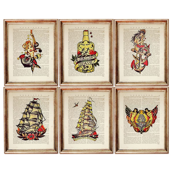 Sailor Jerry Tattoo - Etsy