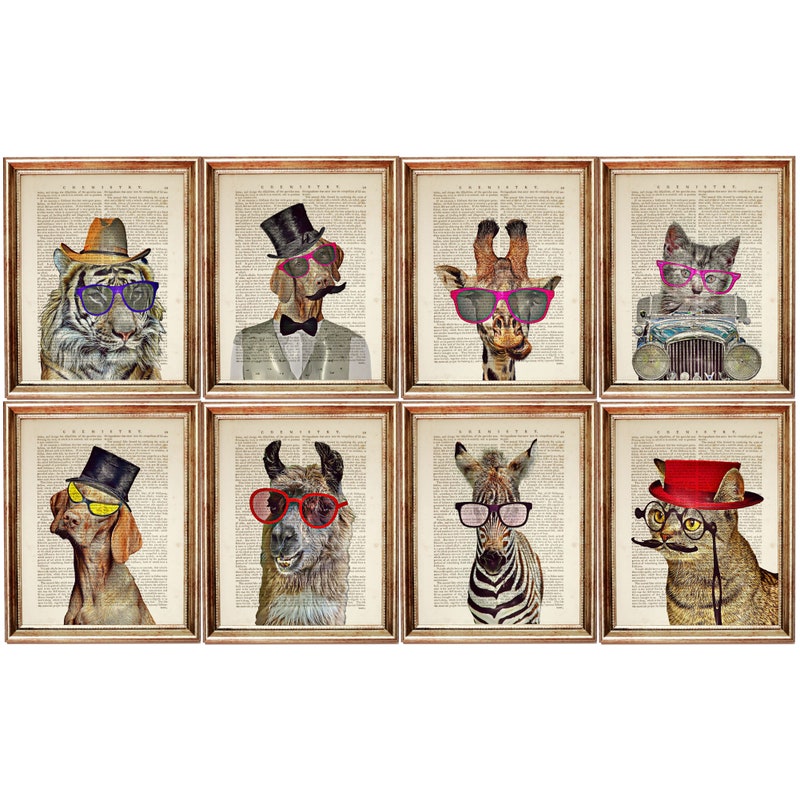 Animal Art Print - Etsy