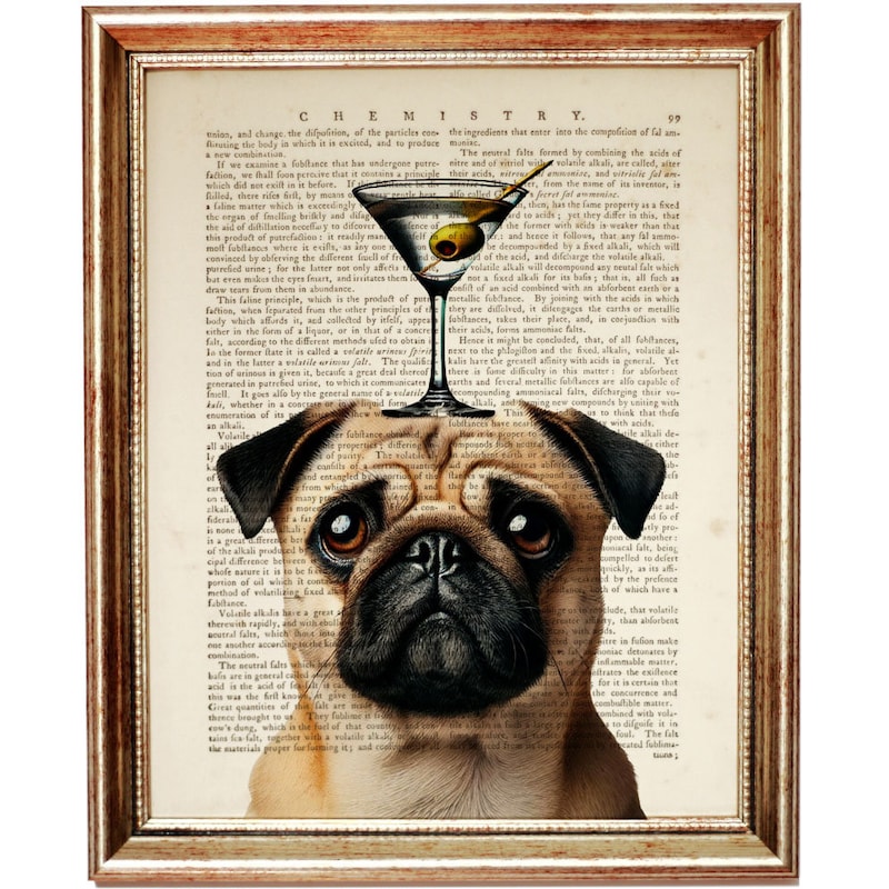 Mops jesus art - Etsy.de