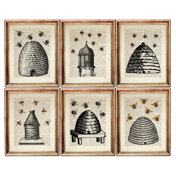 Bee Hive Art - Etsy