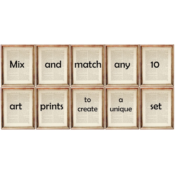 Dictionary Art Print - Etsy