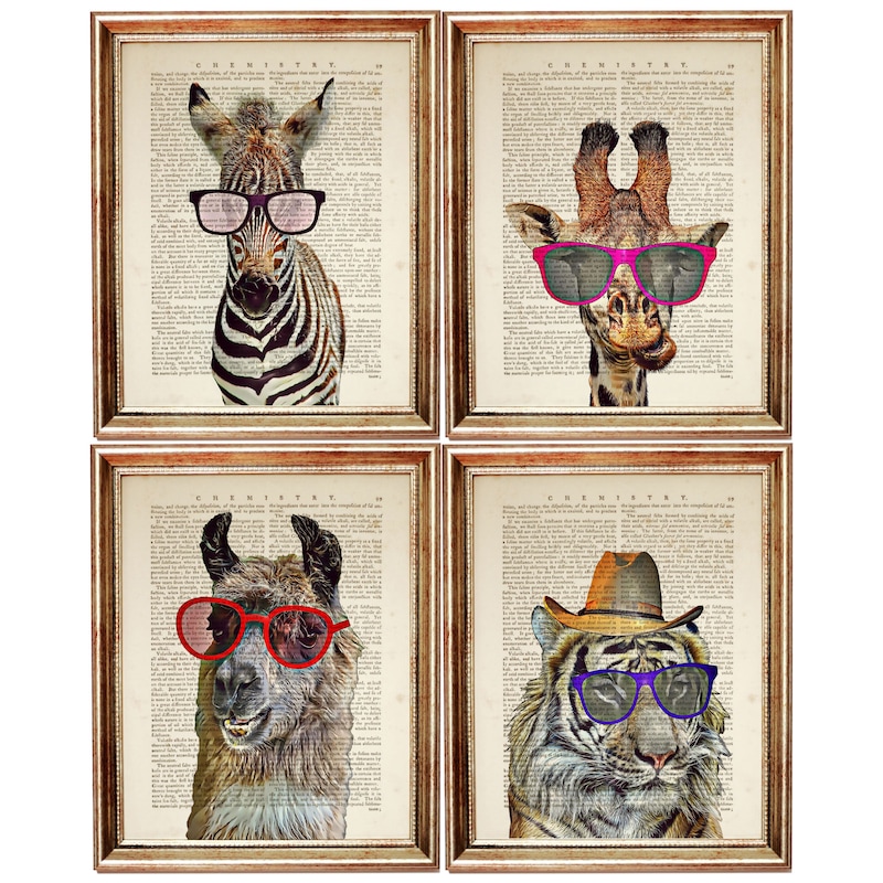 Funny Animal Prints - Etsy