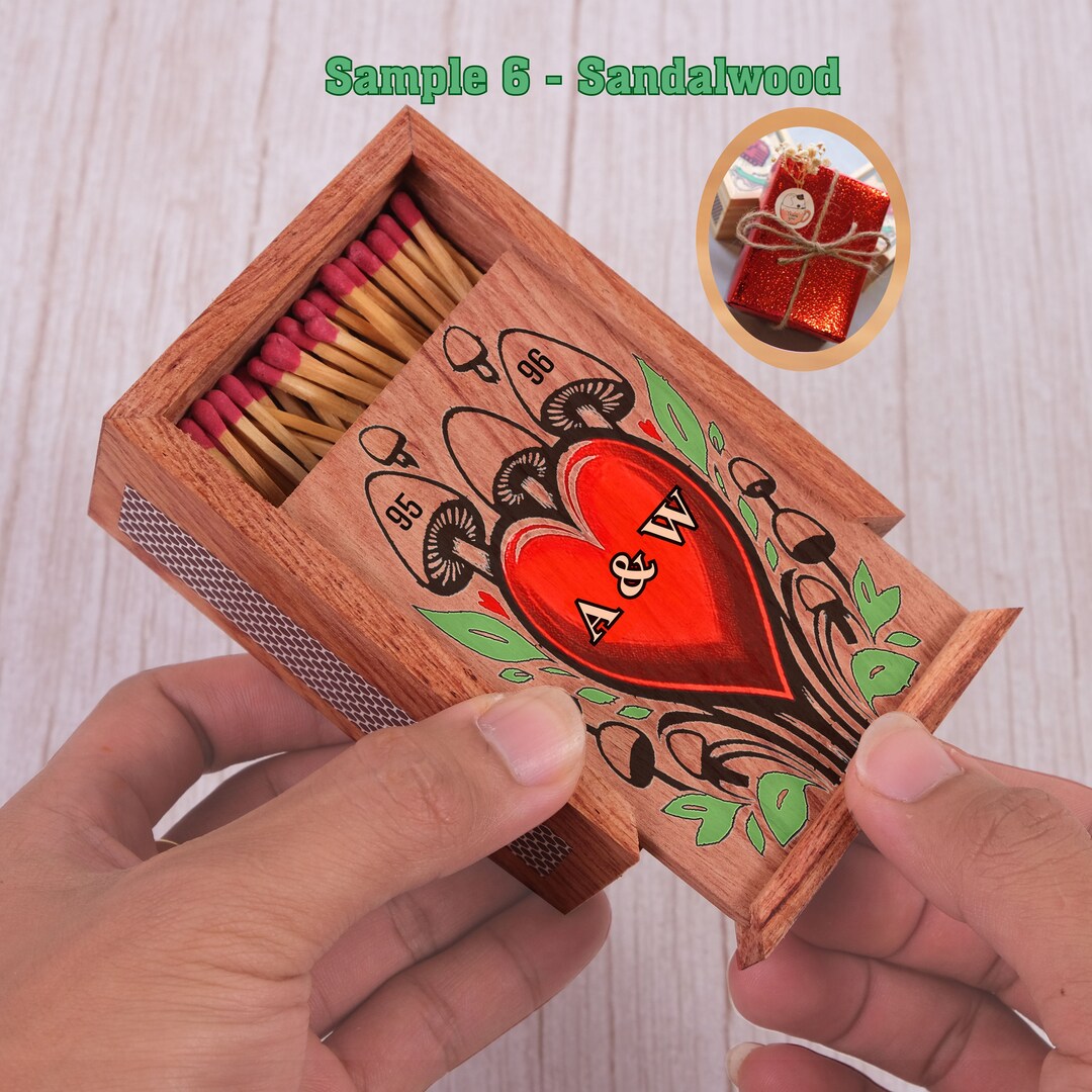 Large Match Box for Couple Custom Match Box Match Box Wedding Gift Mt06 ...