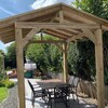 Chunky Wooden Box Pergola Kits - Etsy UK
