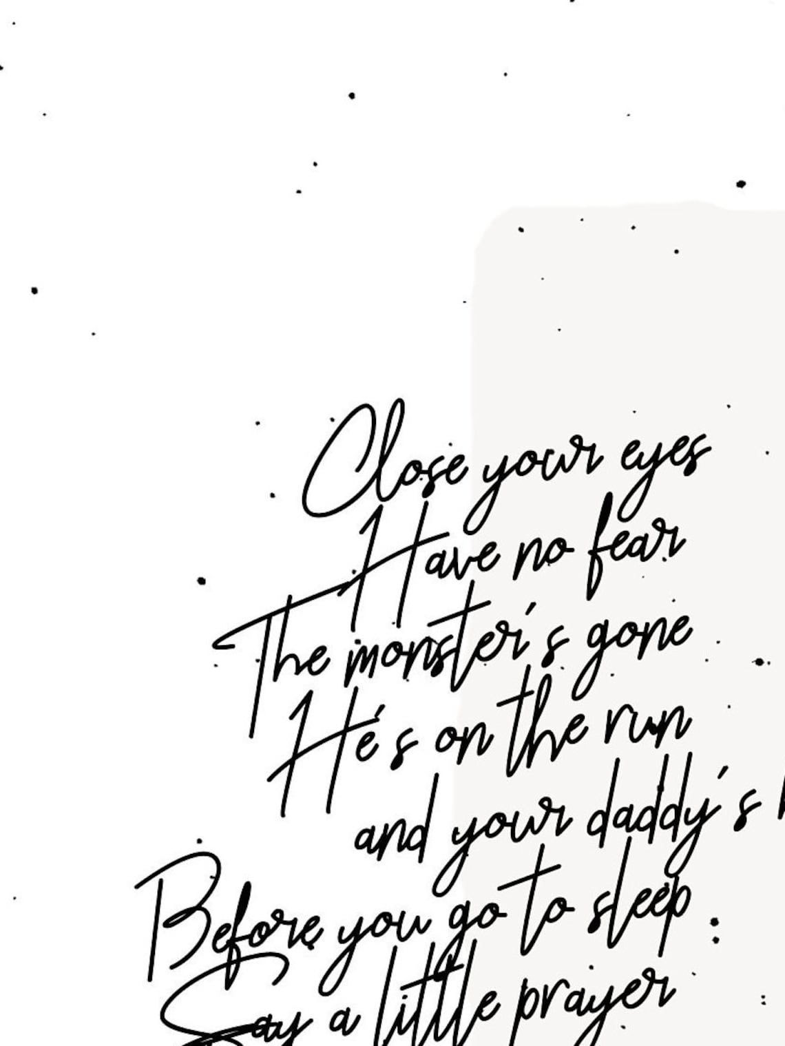 Beautiful Boy John Lennon Lyrics Printable John Lennon Lyrics | Etsy