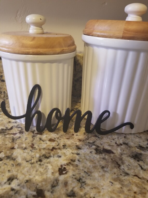 Cute Home Cursive Word Art Beautiful Decorative Accent 3d | Etsy