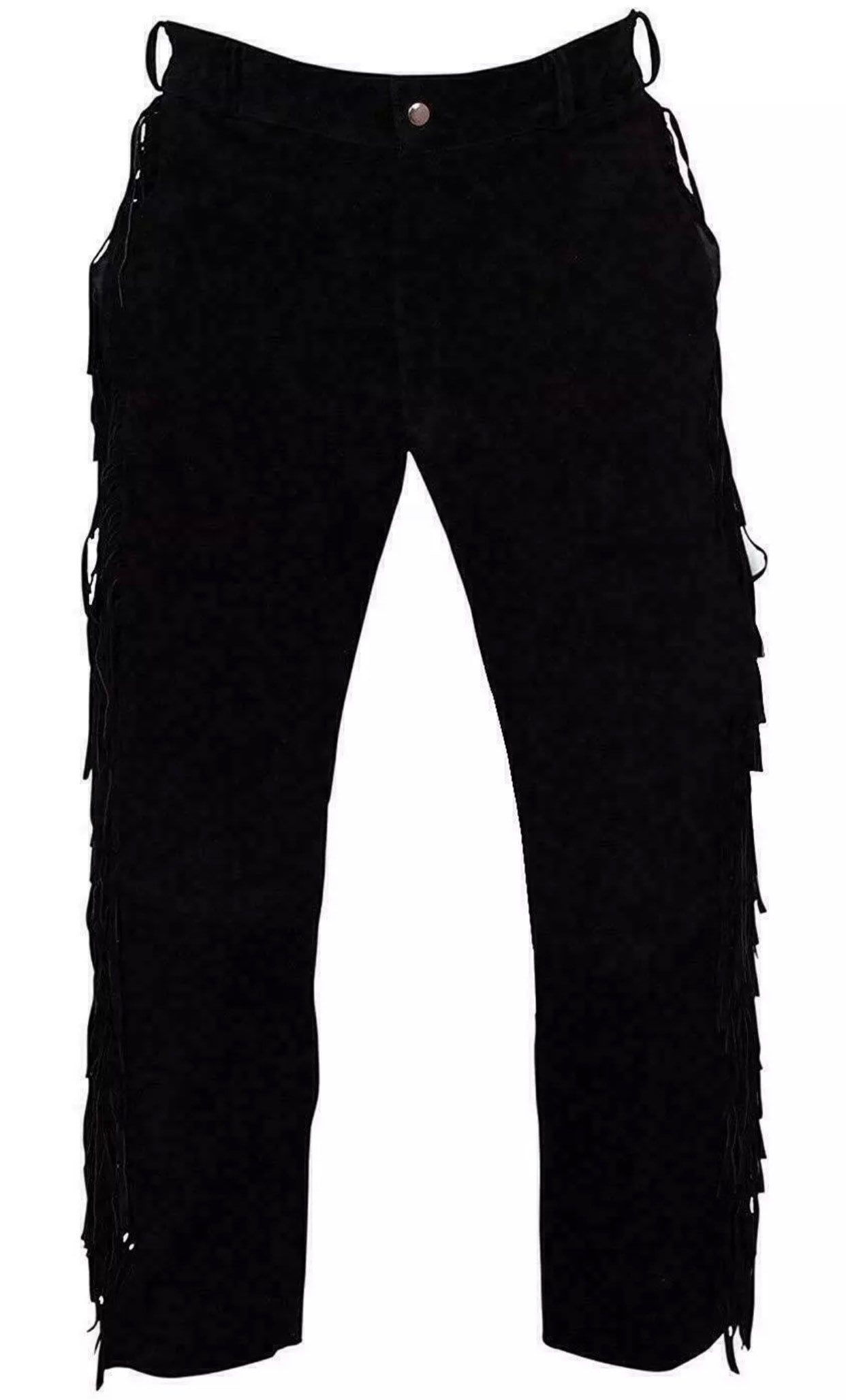 Mens Native American Black Cowboy Buckskin Ragged Pant - Etsy UK Mens Native American Black Cowboy Buckskin Ragged Pant - Etsy UK