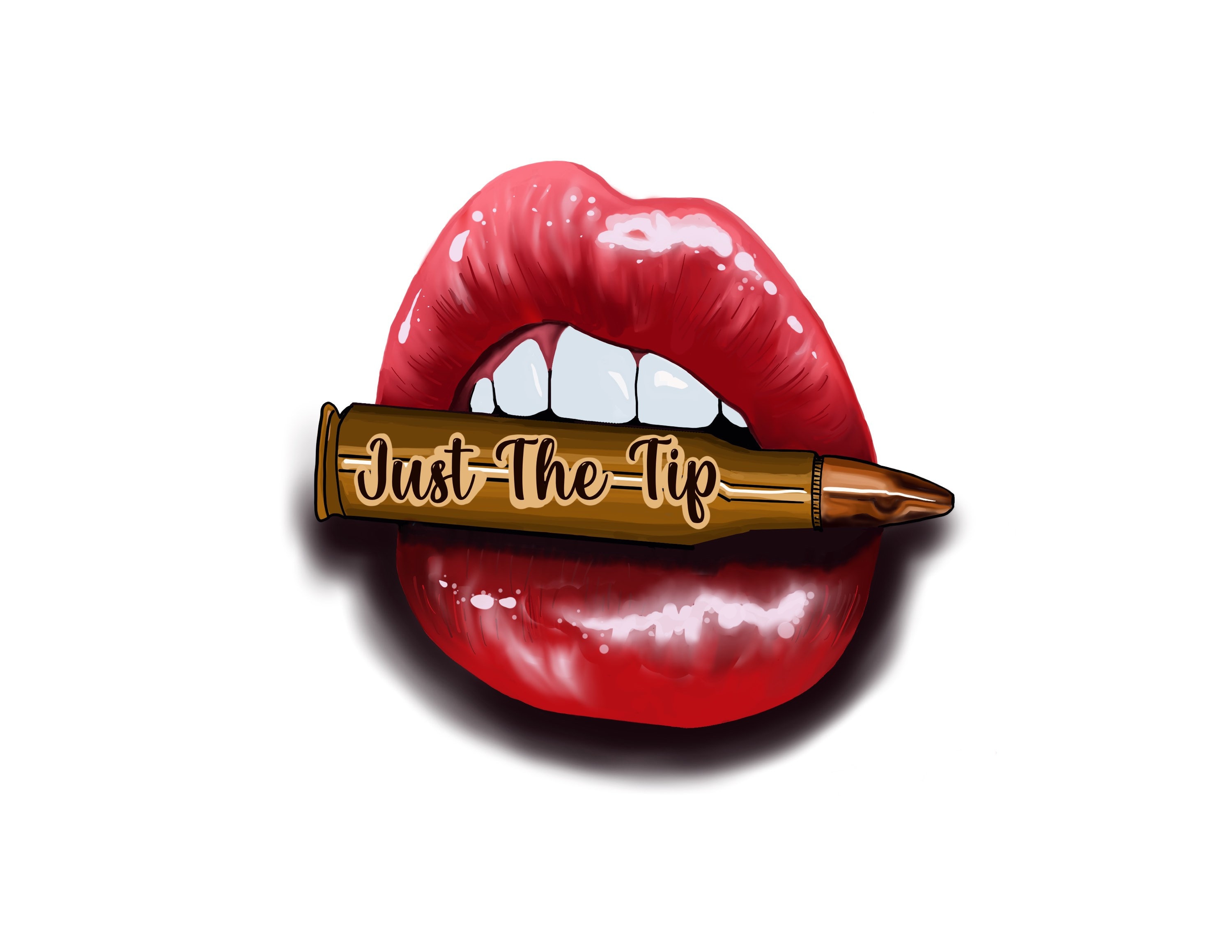 Lips Bullet Waterproof Sticker 4x4 Inches - Etsy UK