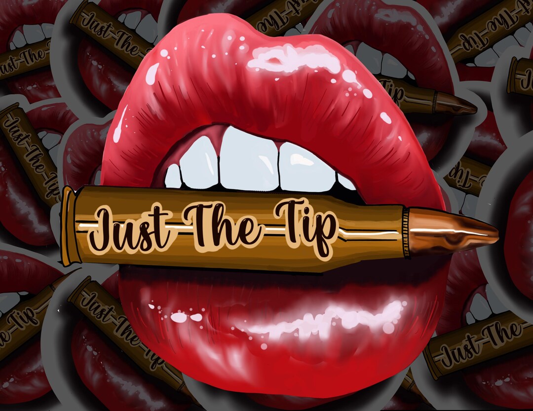 Lips Bullet Waterproof Sticker 4x4 Inches - Etsy