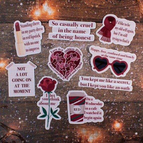 Stickers Paper & Party Supplies Paper All too well Taylor's version ...