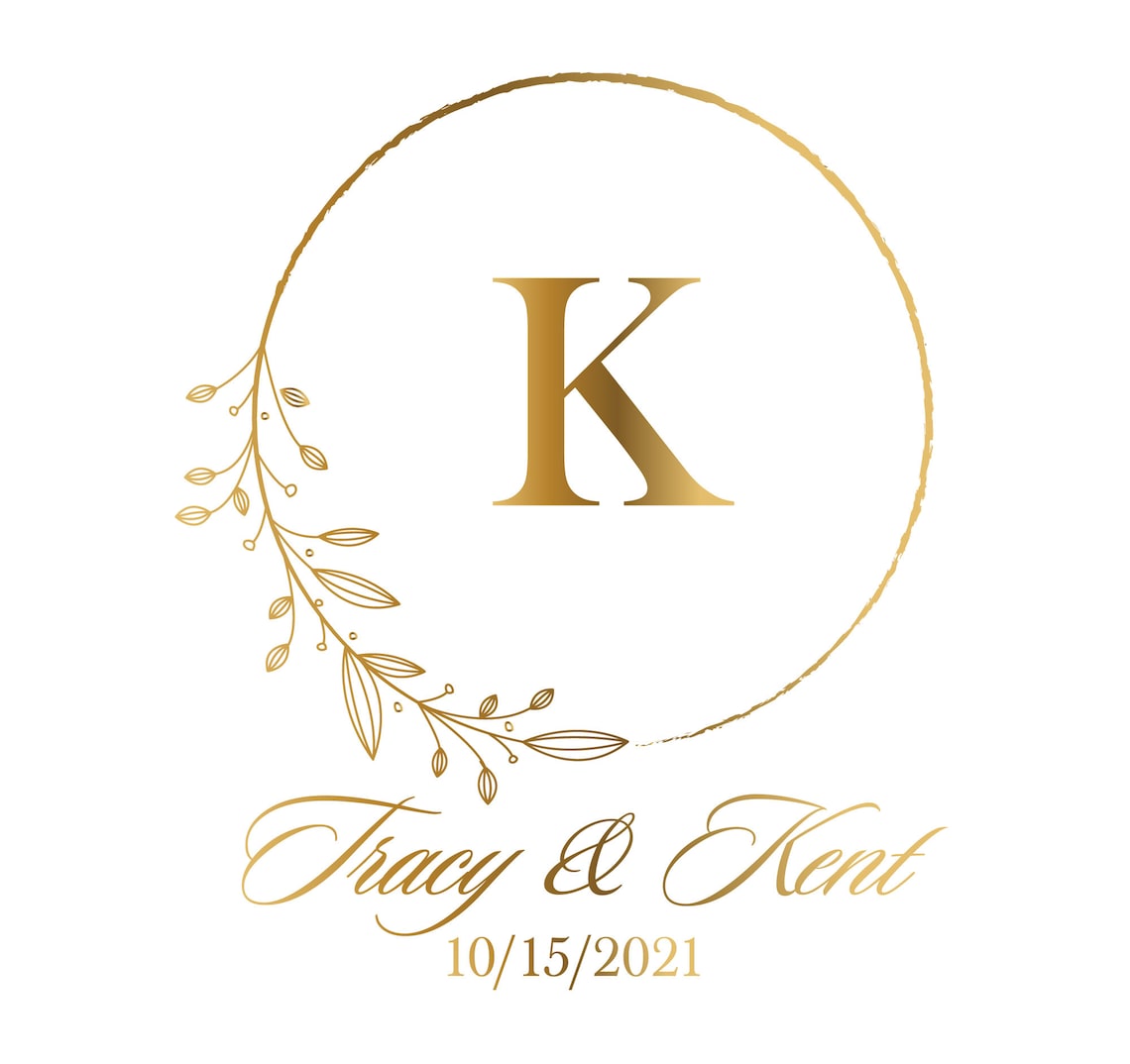 Wedding Logo Design Simple Elegant Modern Wedding Logo - Etsy