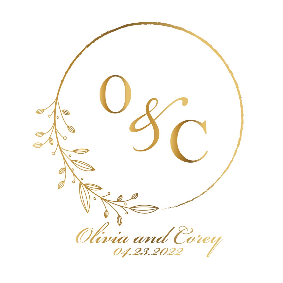 Wedding Logo Design Simple Elegant Modern Wedding Logo - Etsy