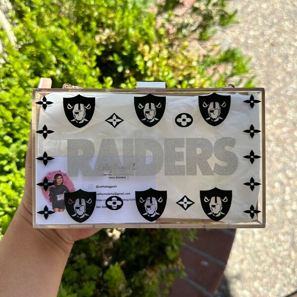 Raiders Purse Stadium Approved - Etsy