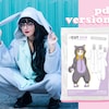 PDF Animal Onesie (kigurumi) Sewing Pattern - Teen/adult - V1 & V2 - Etsy