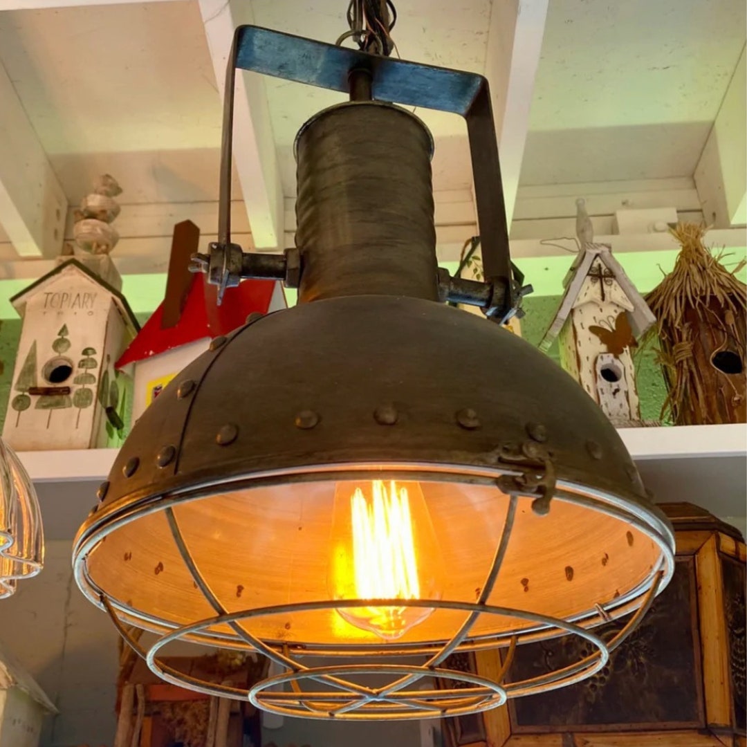 Industrial Style Lamp - Etsy