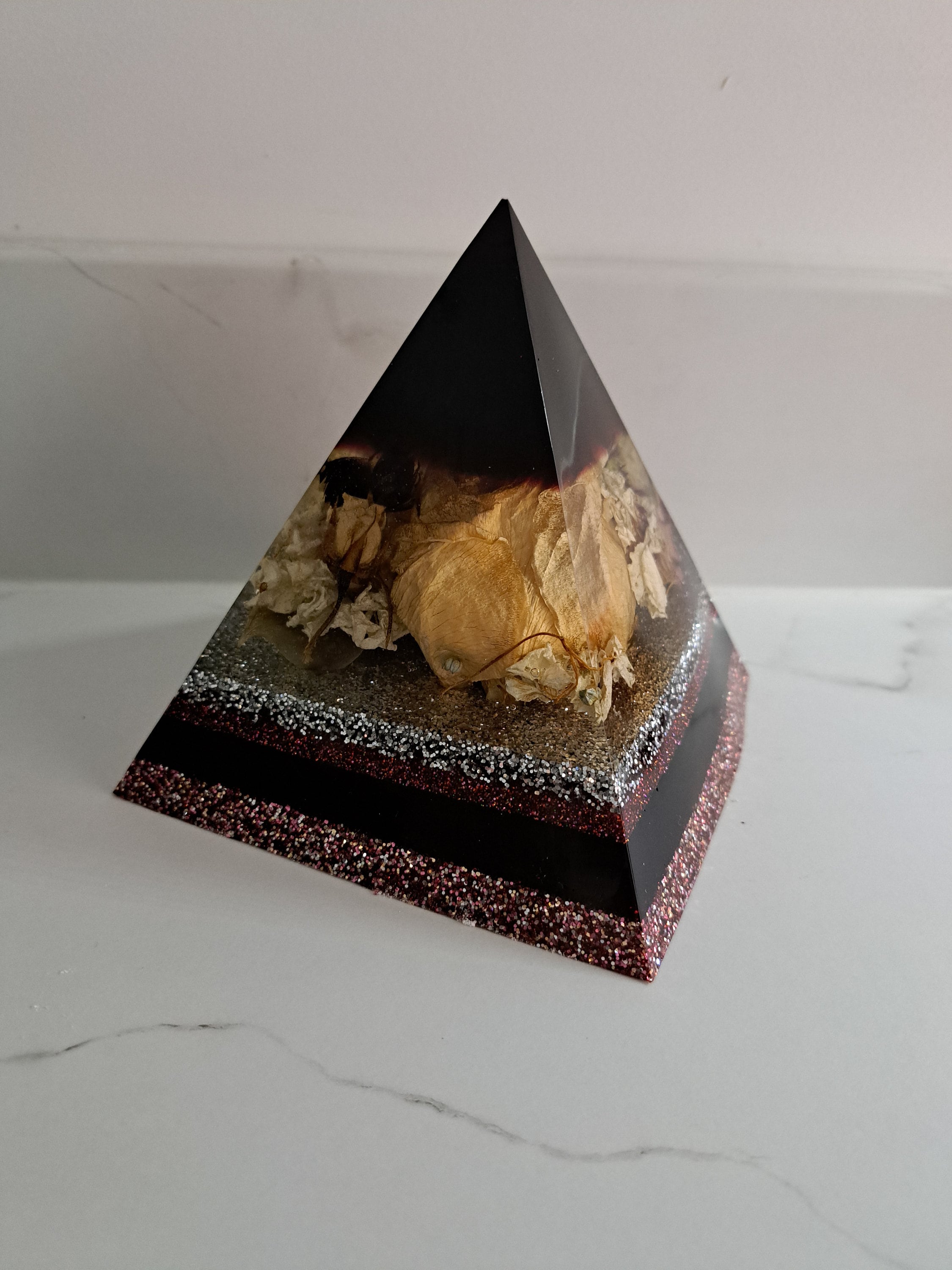 Handmade Epoxy Resin Pyramid - Etsy