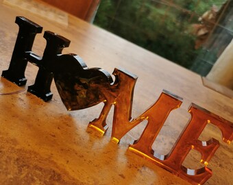 Epoxy Resin Decor Home Sign - Etsy