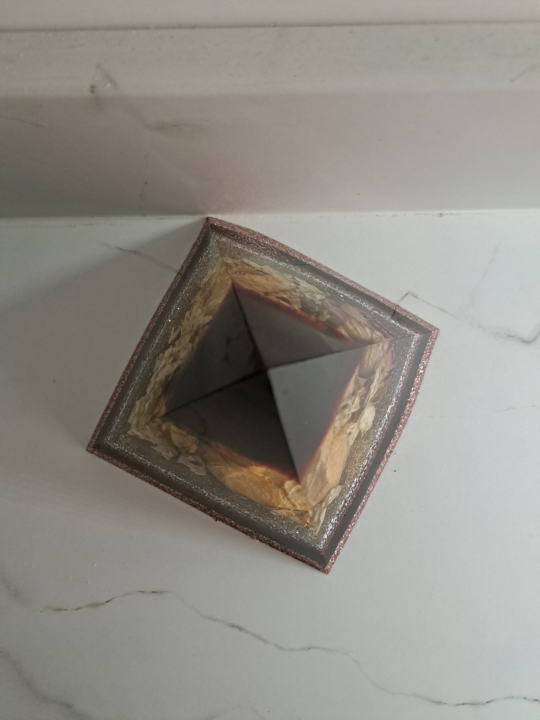 Handmade Epoxy Resin Pyramid - Etsy