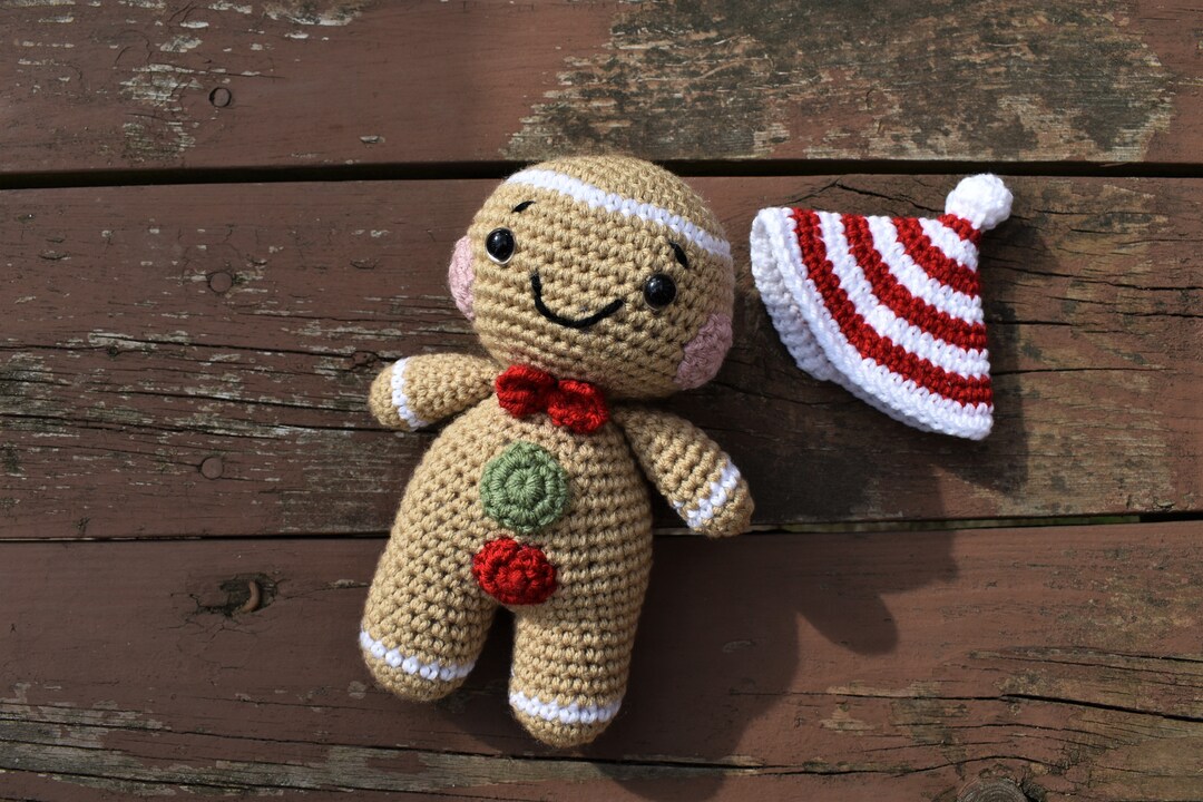 Gingy the Crochet Gingerbread Man - Etsy