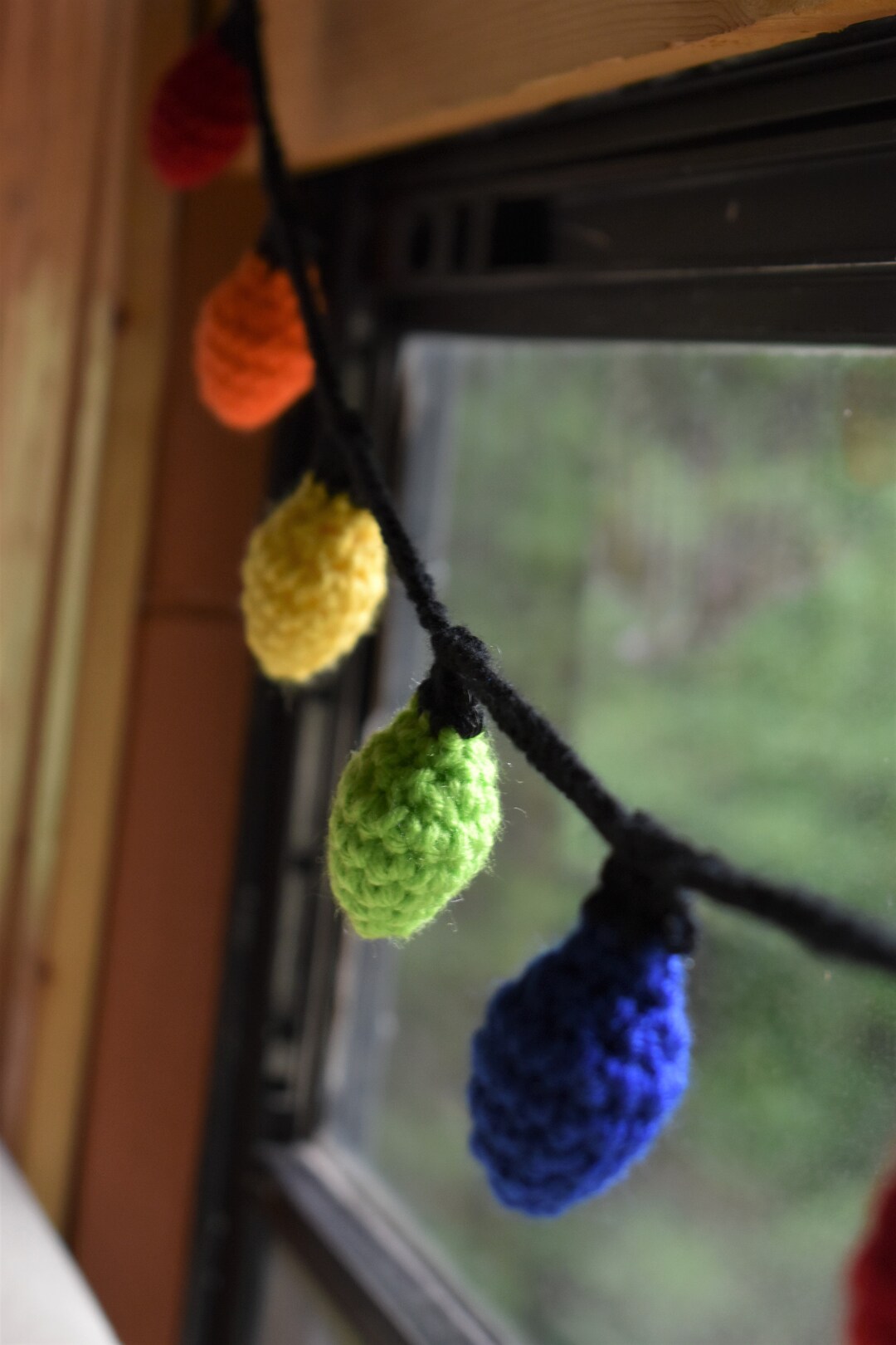 Crochet String of Christmas Lights - Etsy