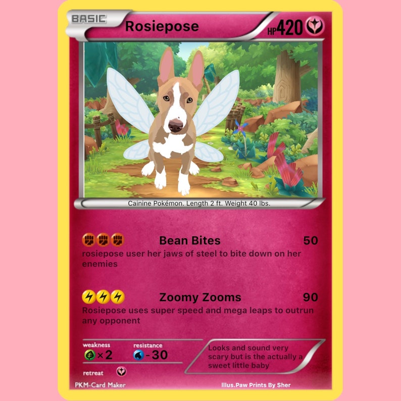 CUSTOM POKÉMON PET: Custom Pet Portrait - Etsy