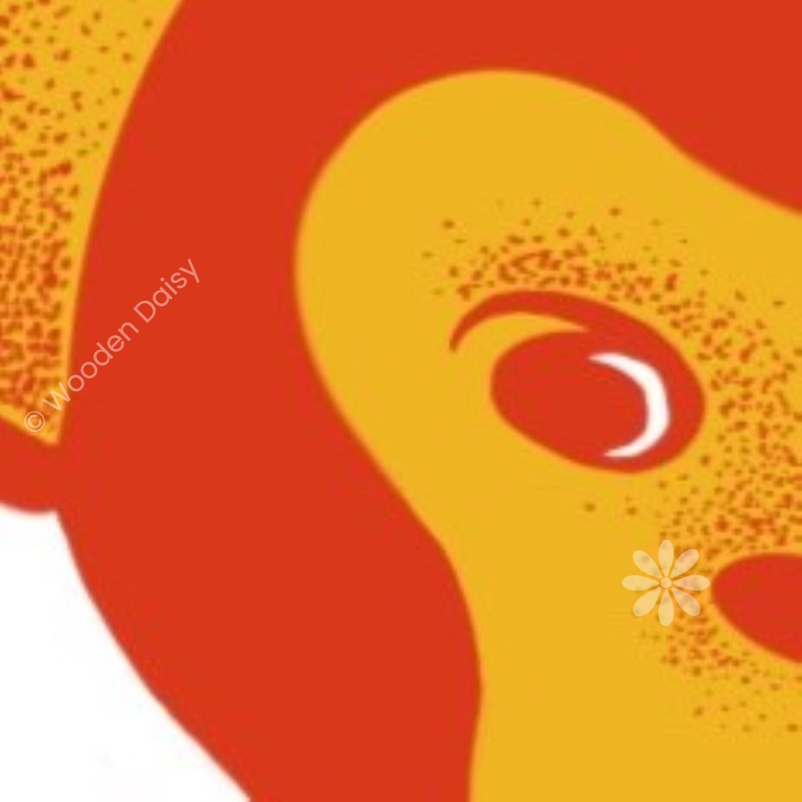 A4 Year of the Monkey Art Print, Year of the Monkey Wall Art, Dot Art ...