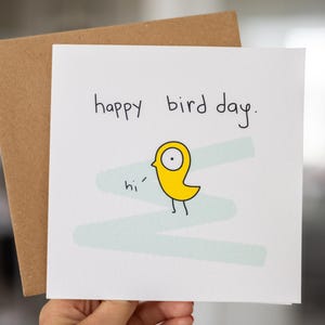 Happy Bird Day | Birthday Card - Etsy