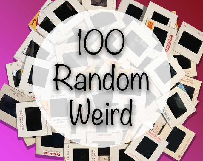 All Weird and Random Lot of 100 35mm Vintage Color Photo Slides 1960s ...