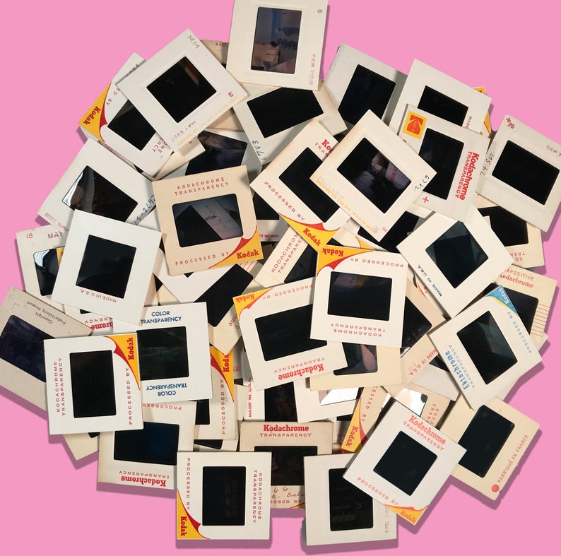 75 Vintage 35mm Photo Slides – 1960s-1990s Family Photography - Etsy