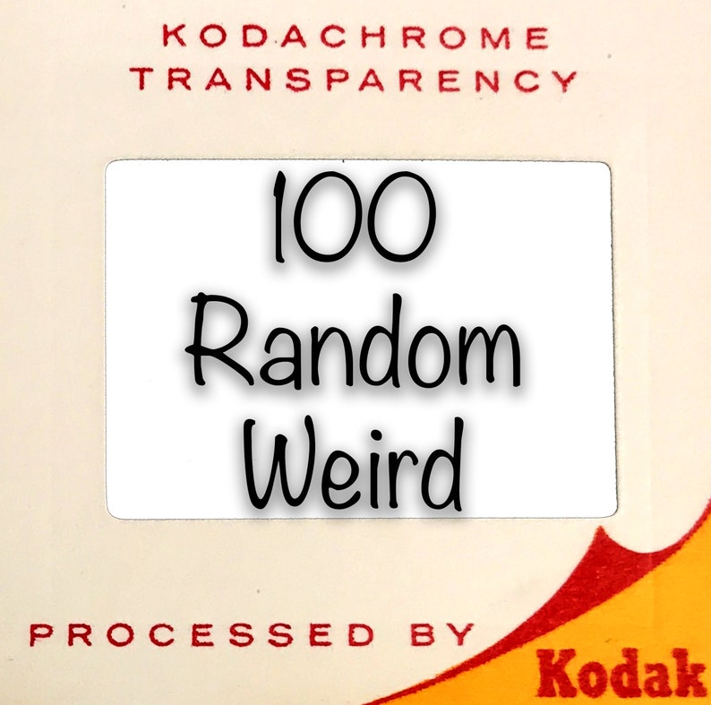 100 Vintage 35mm Photo Slides – Random & Weird Assortment - Etsy