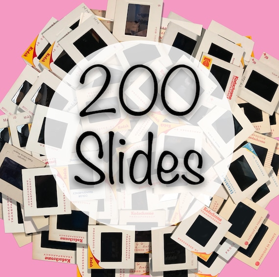 Lot of 200 35mm Vintage Color Photo Slides 1960s 1990s - Etsy