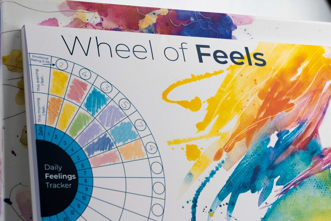 Wheel of Feels Feelings Tracker Learn to Track and Analyse - Etsy