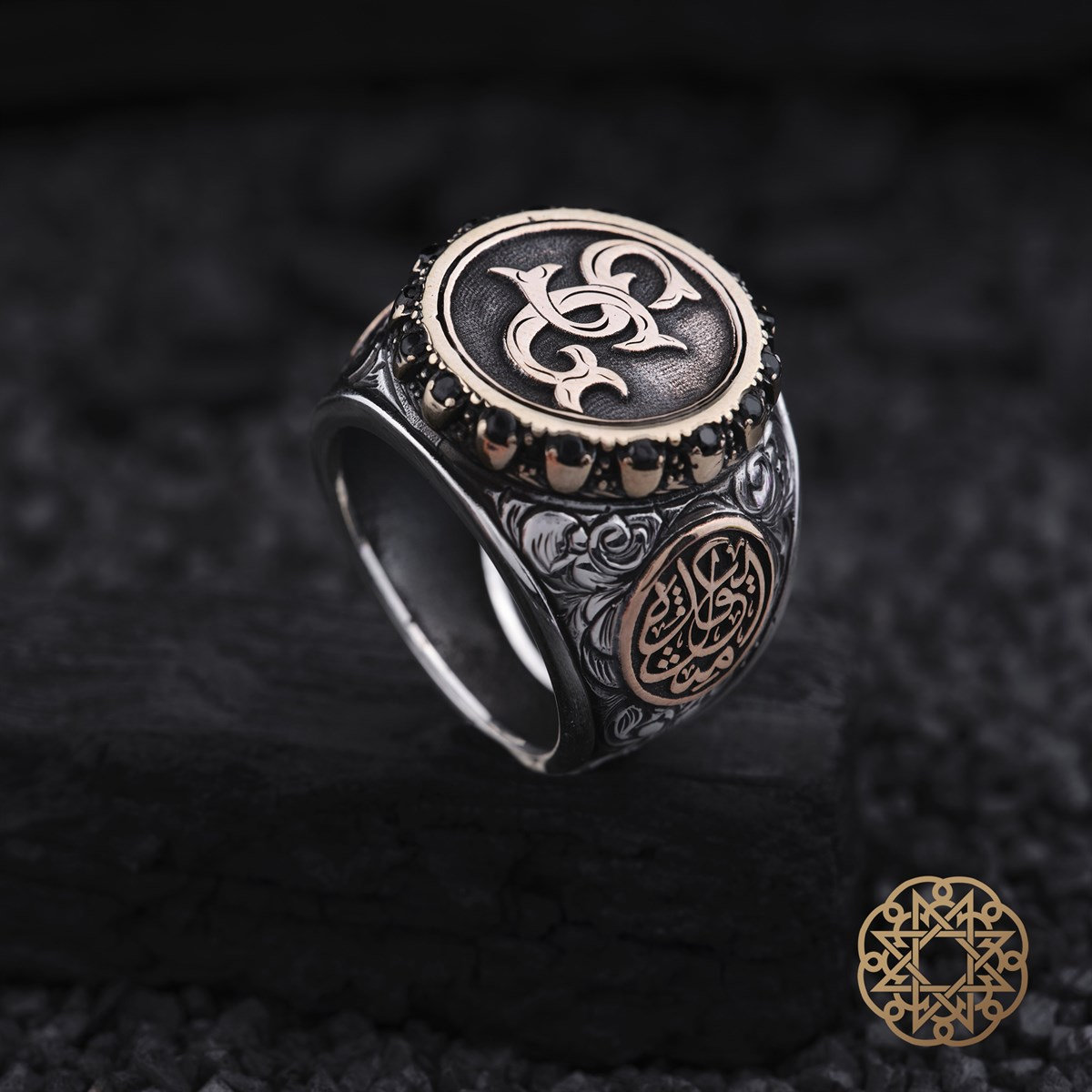 Letter Calligraphy Silver Rings, Handmade Rings, Islamic Rings, Best ...