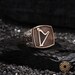 Harp Engraved Musician Ring, Unique Handmade Ring, Engraved Sterling ...