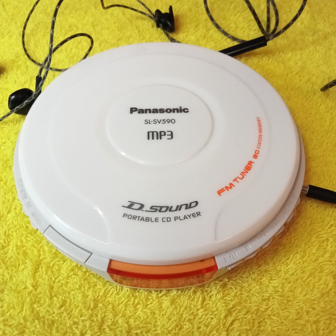 Panasonic SL-SV590 Work CD Player, Portable Retro CD Player, Compact ...