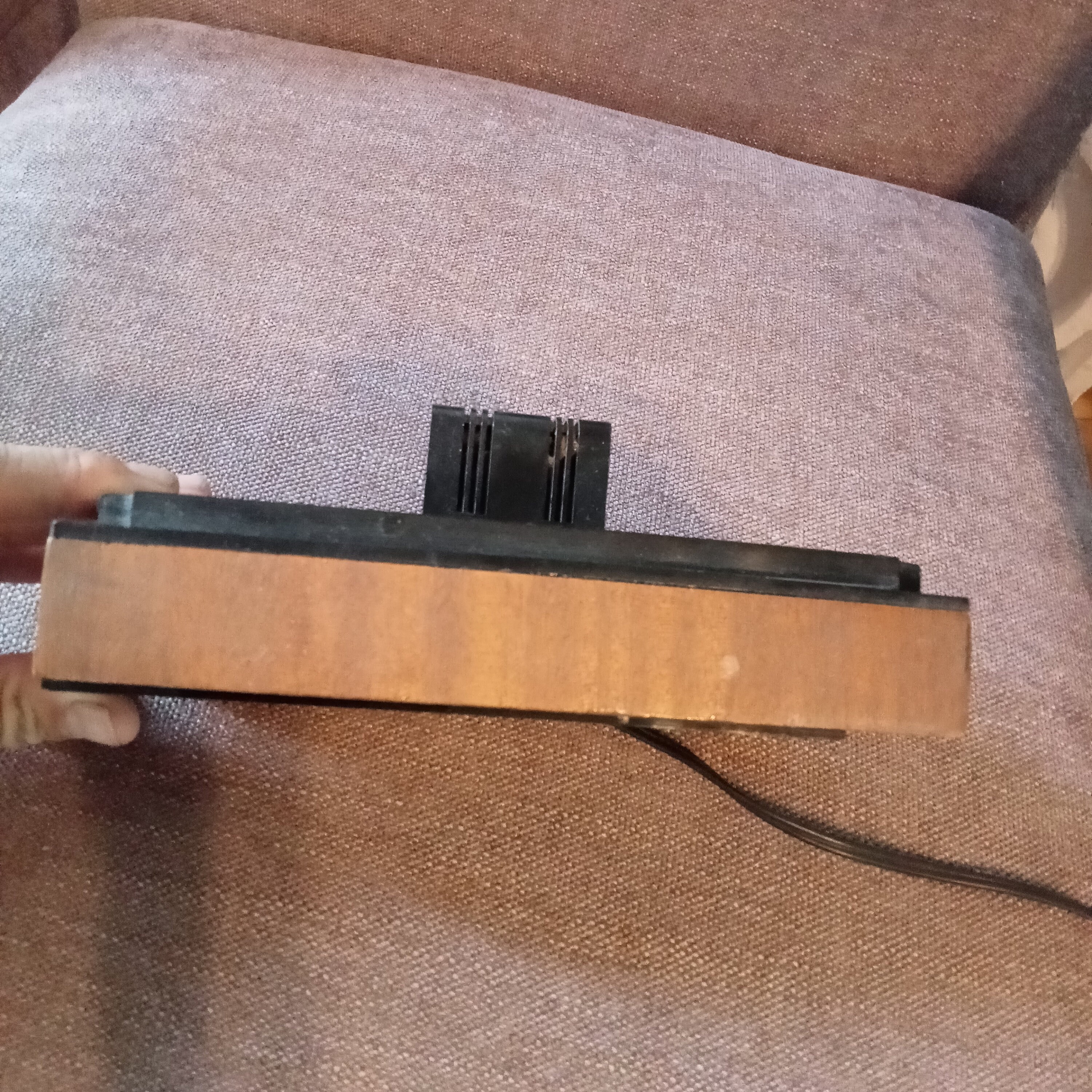 Working Soviet Desktop Electronic Clock of the 80s.wooden Ancient Alarm ...