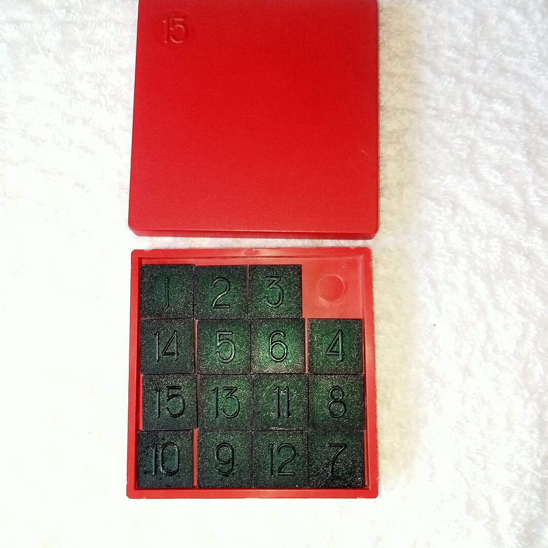 Soviet Vintage Game 15. “fifteen”. Emerald Color. USSR Game of the 70s ...
