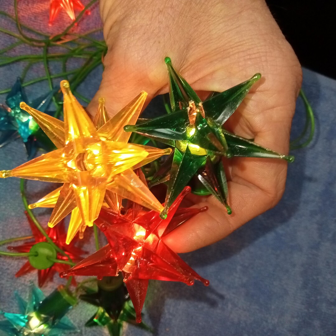 Vintage Soviet Garland on the Christmas Tree Asteroid.old Garland of ...