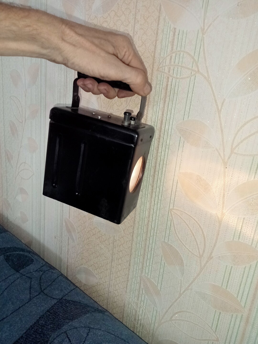 Vintage Working Soviet Flashlight AMF-8. Antique Military Flashlight of ...