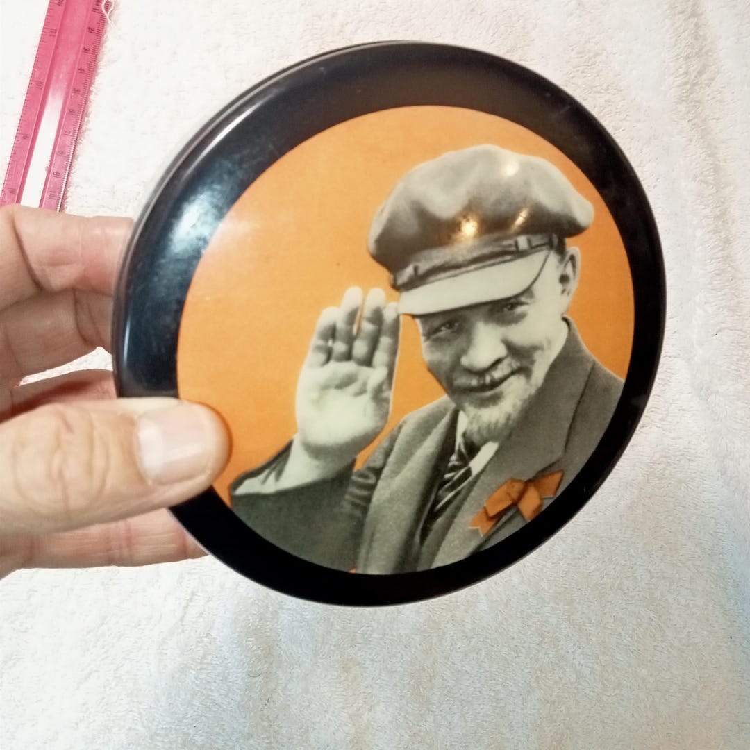 Vintage Box Lenin, Plastic Box LENIN, Jewelry Box, Soviet Union, Russia ...