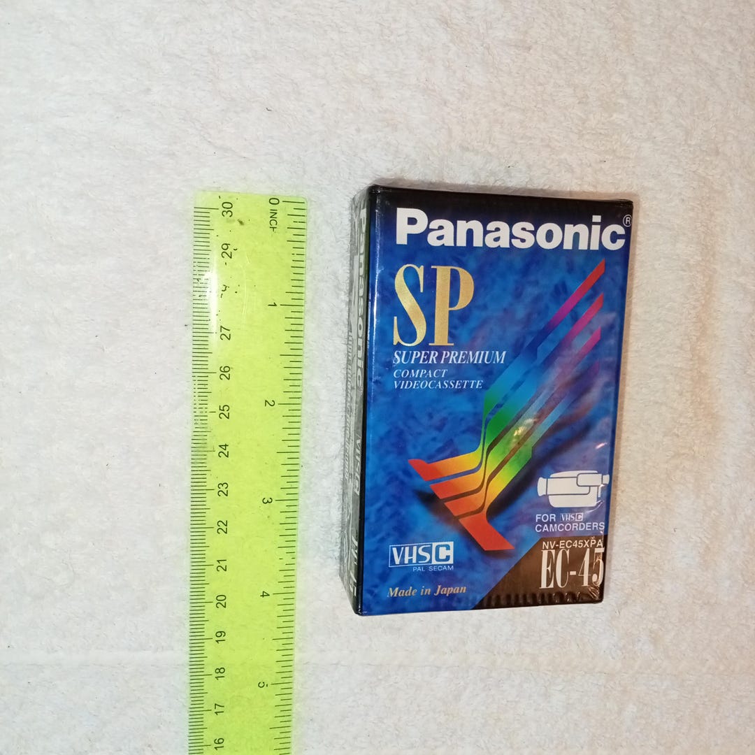 Cassette Video Camera in Package, Panasonic SP ES-45, Compact VHS-C ...