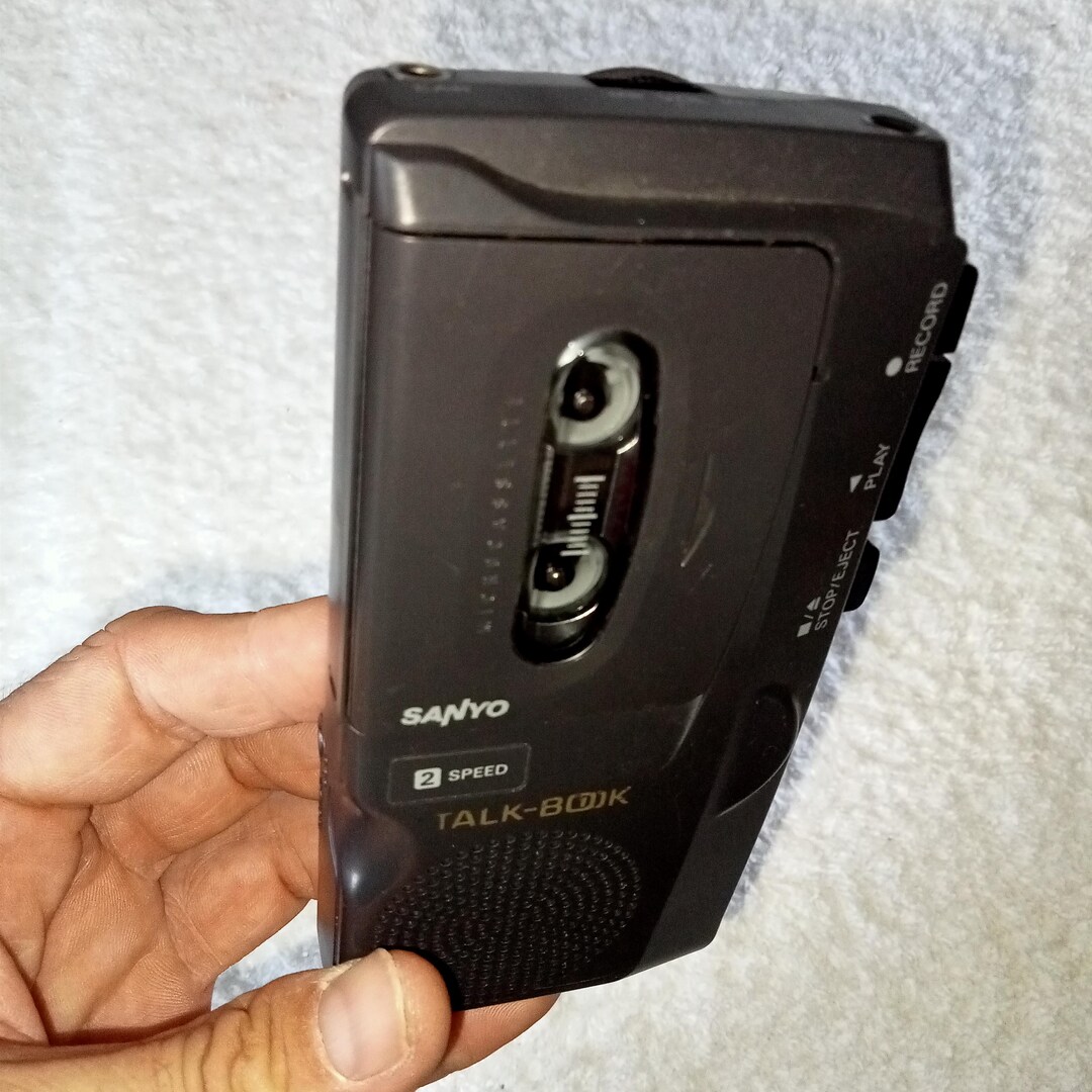 Working Microcassette Recorder Sanyo TRC-520M, 2 Speeds, Japan ...