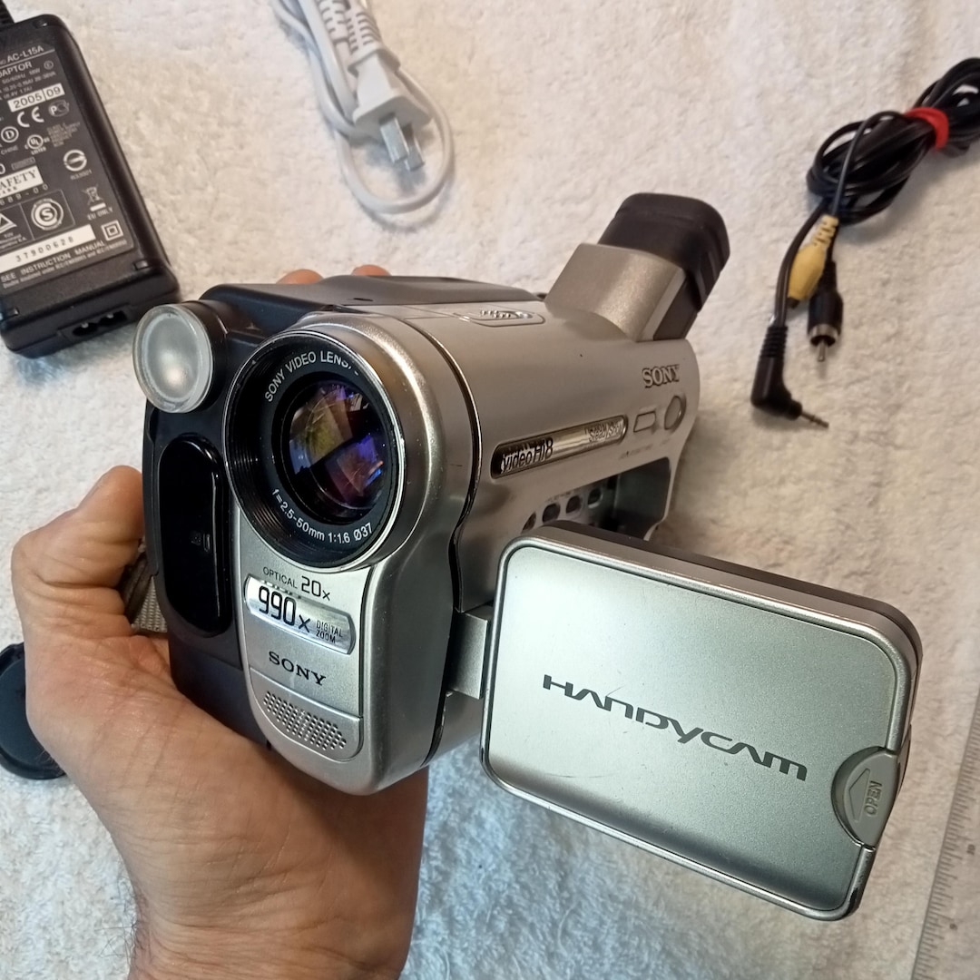 Working Digital 8 Sony Handycam Dcr-trv438e,pal,hi8 ,camera Lens 990X ...