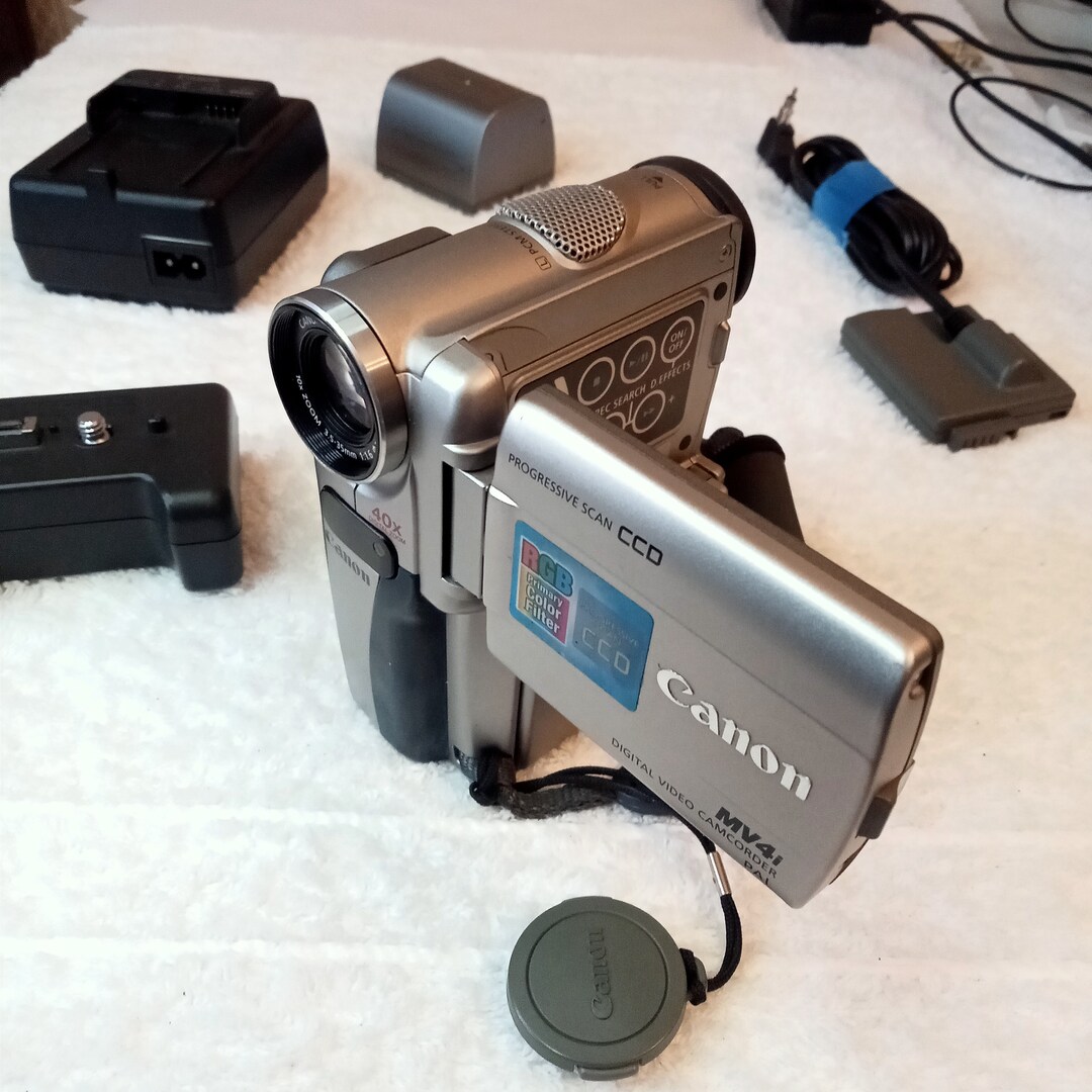 Working Digital Video Camera, Mini Dv Canon Mv4ie, Japan, Handycam With ...